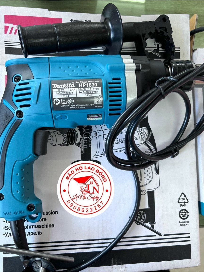 Máy khoan búa Makita HP 1630 - Lê Nhi Safety
